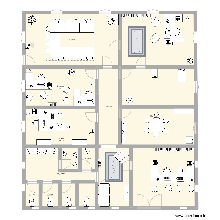 Entreprise - Plan dessiné par noemieheulet
