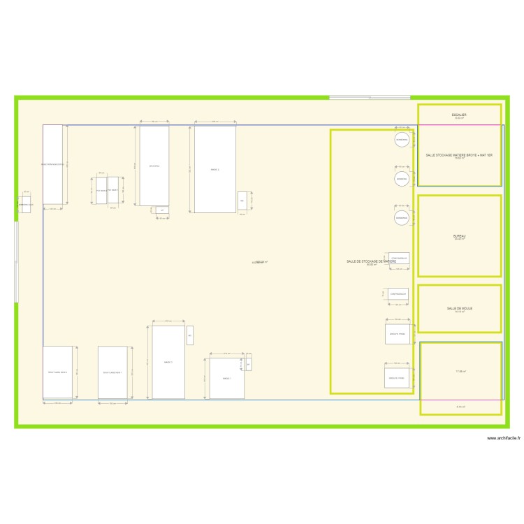 Plan – plan depot production plastique 12 – Par MANOLITO ️ | ArchiFacile