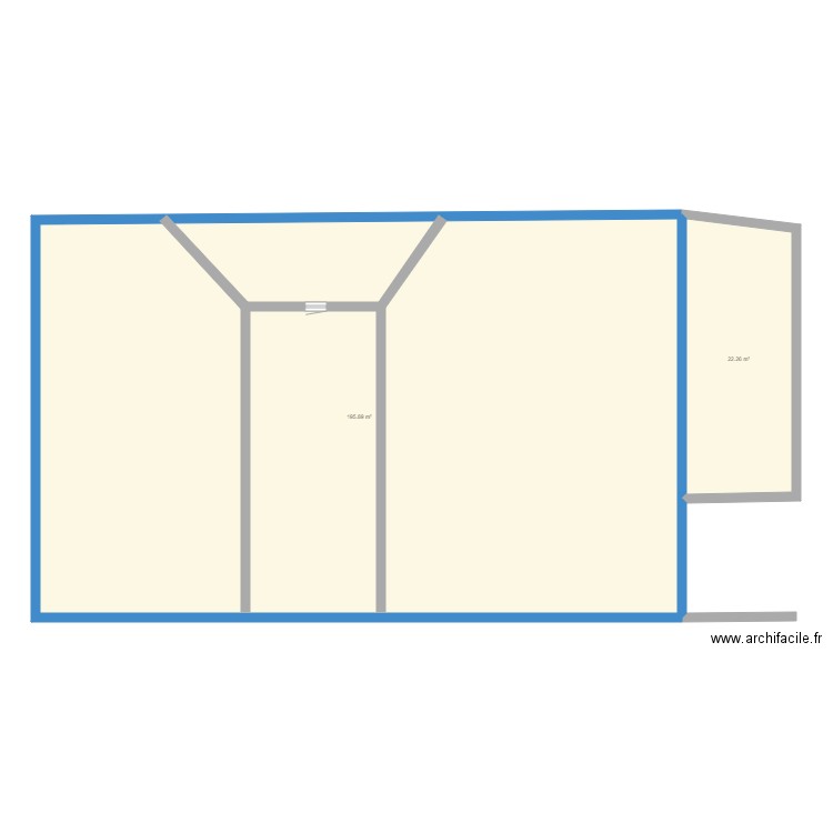 porte - Plan dessiné par amineboumiza