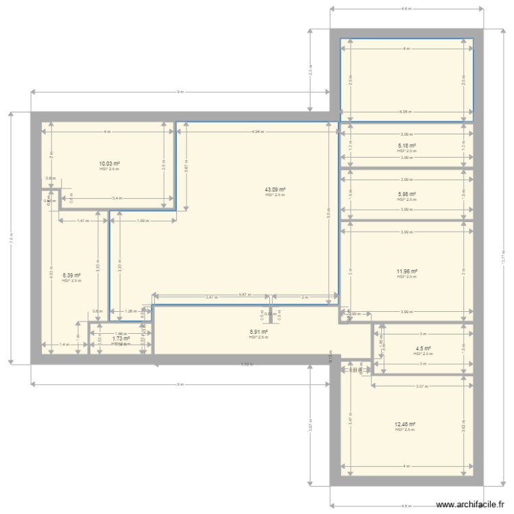 Plan – Notre maison cotations – Par maudpoupou ️ | ArchiFacile