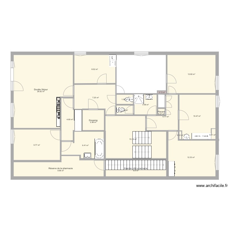 Plan – Nouveaux locaux v2 – Par Projetvie ️ | ArchiFacile