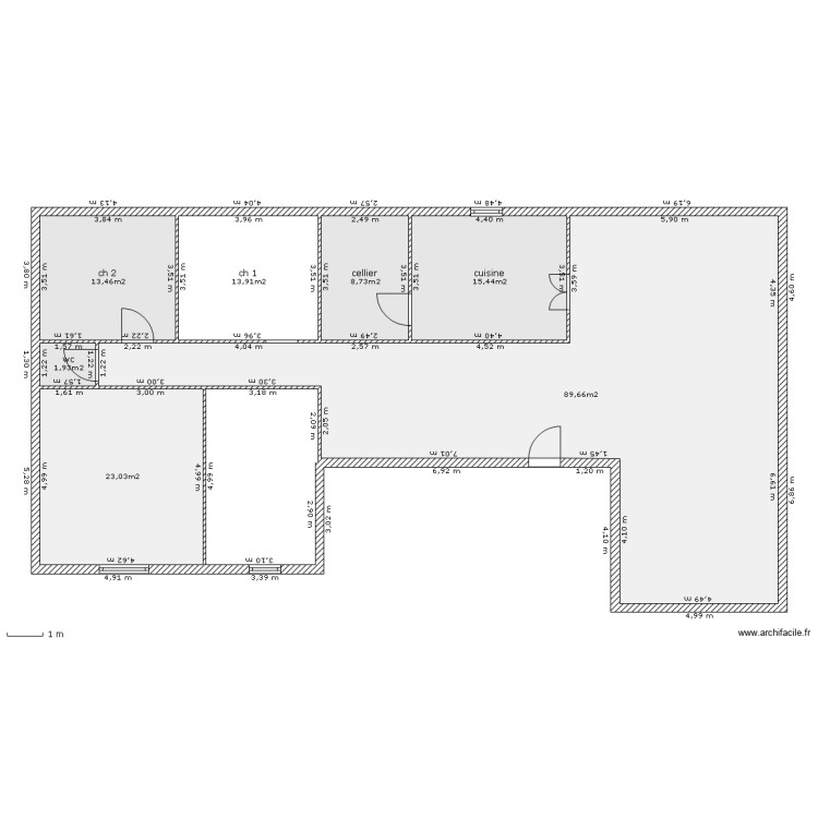 Plan – maison provencale – Par bicounet ️ | ArchiFacile