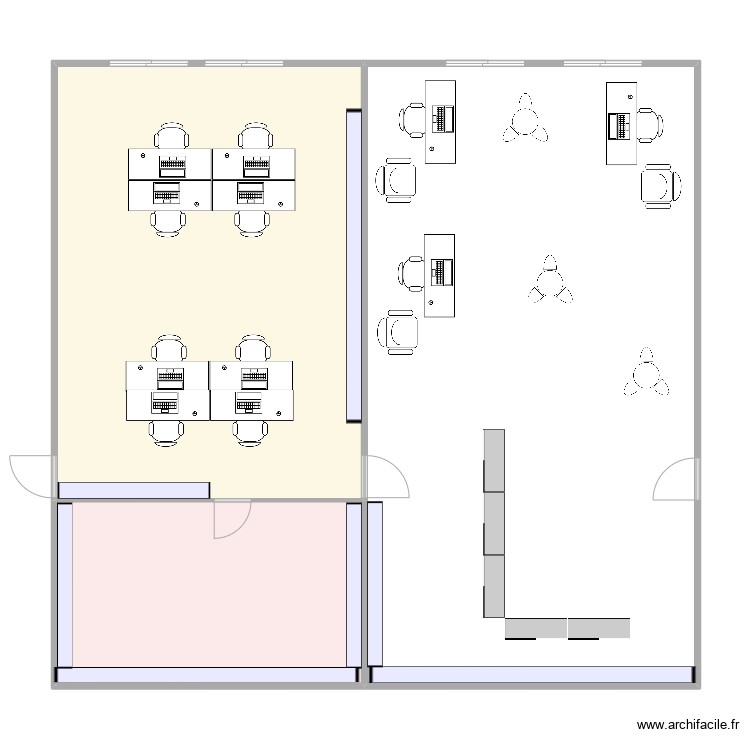 KIOSK nu - Plan 3 pièces 142 m2 dessiné par Cancharly