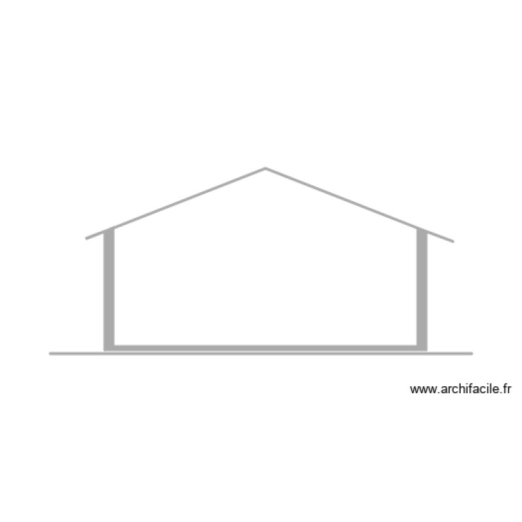 Plan – pignon – Par pepite314 ️ | ArchiFacile