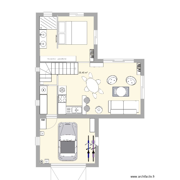 Projet montagne - Plan dessiné par Matogama