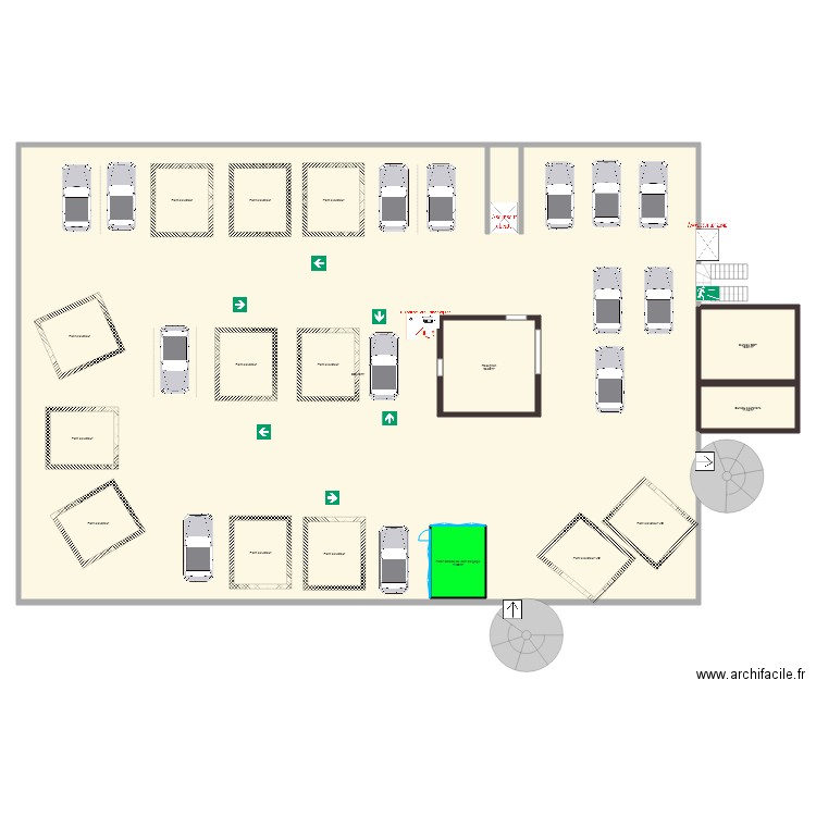 Atelier - Plan dessiné par 4iugun