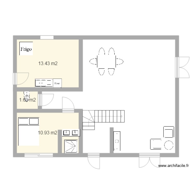 essai 2 - Plan dessiné par boukachech