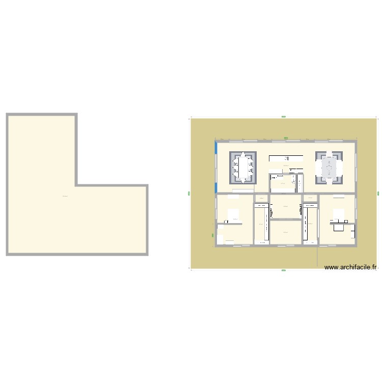 MAISON T4 - Plan dessiné par SELOD