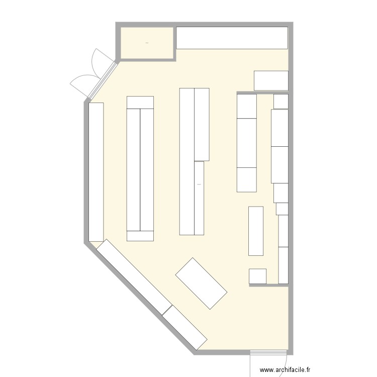 magasin - Plan dessiné par ANTH07324