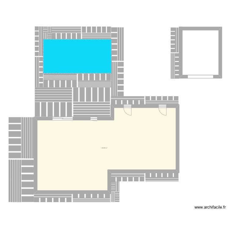 piscine - Plan dessiné par dokachan