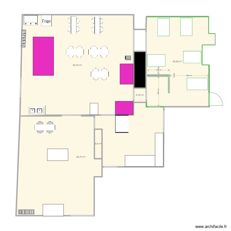 montanay 2 plonge - Plan 6 pièces 130 m2 dessiné par Montanay