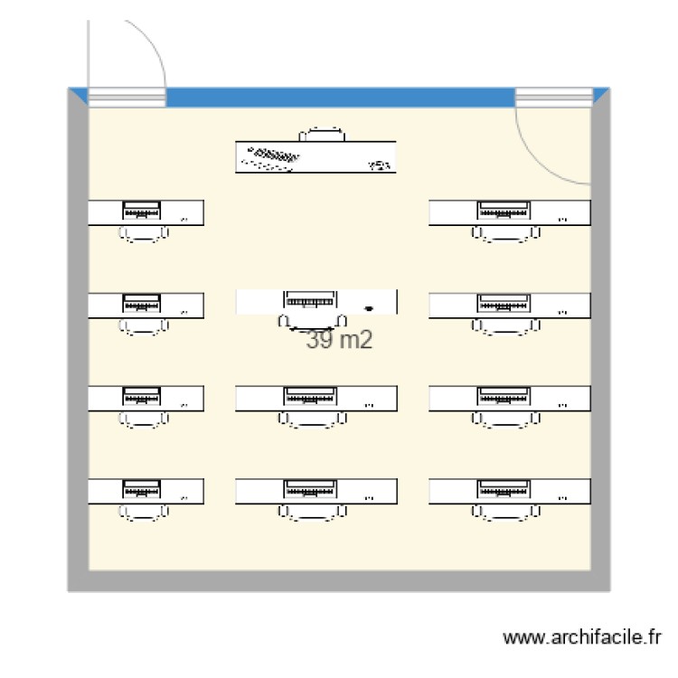 Plan De Classe Plan Dessiné Par Saritou 0989