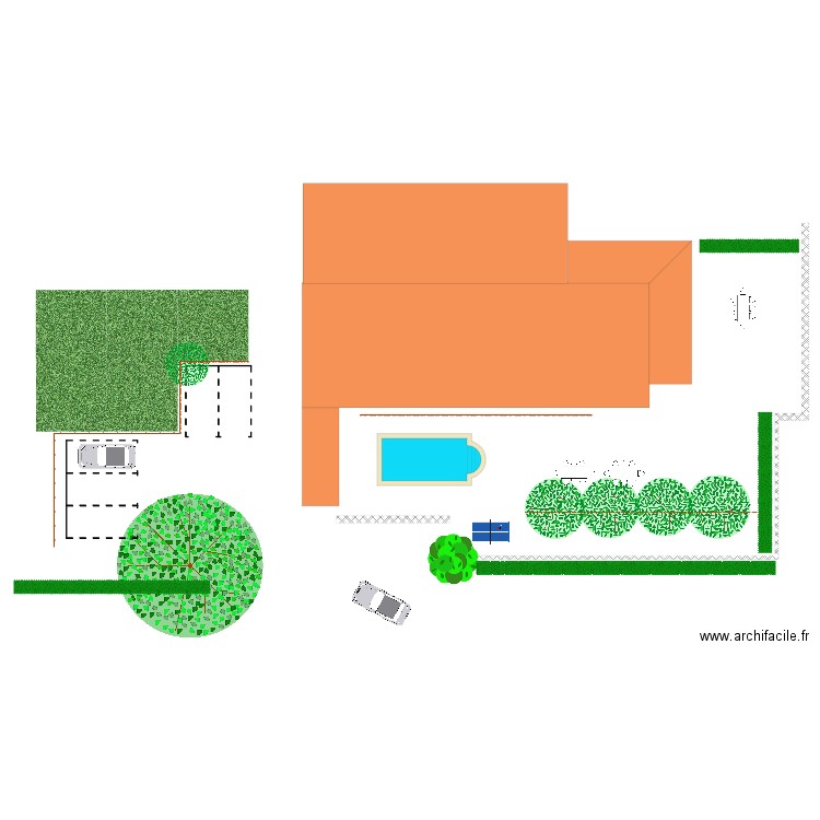 GAZON du bas - Plan dessiné par anto3347