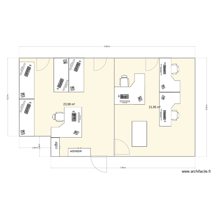 Plan – bureau – Par toto328 ️ | ArchiFacile