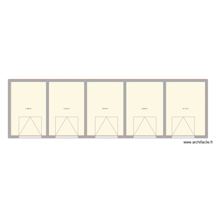 APPENTI - Plan 5 pièces 113 m2 dessiné par Lisea Laisney