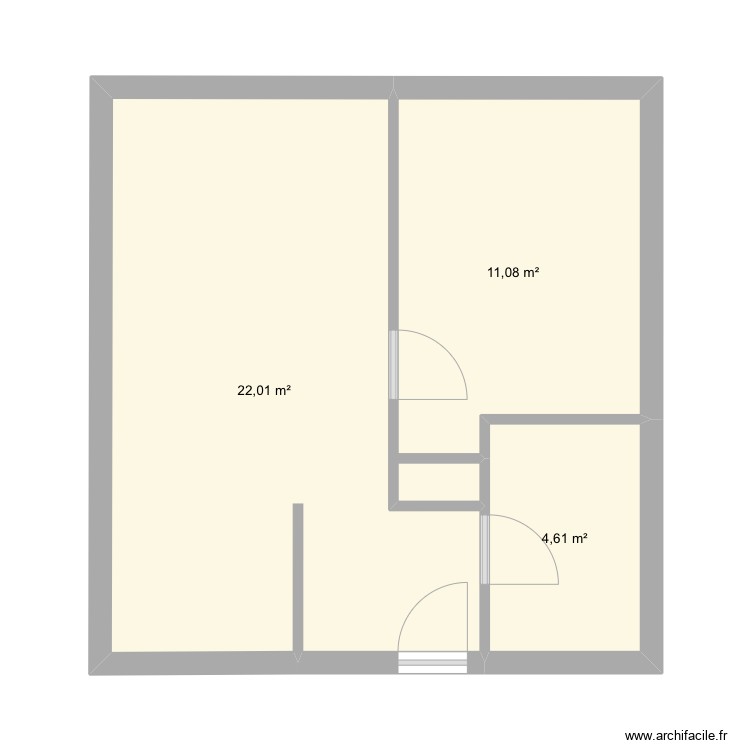 Thomas - Plan 3 pièces 38 m2 dessiné par petiteblop