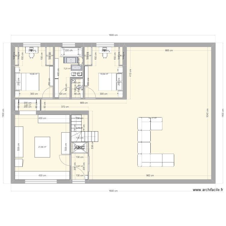 Plan – RDC - Maison – Par nordwest ️ | ArchiFacile