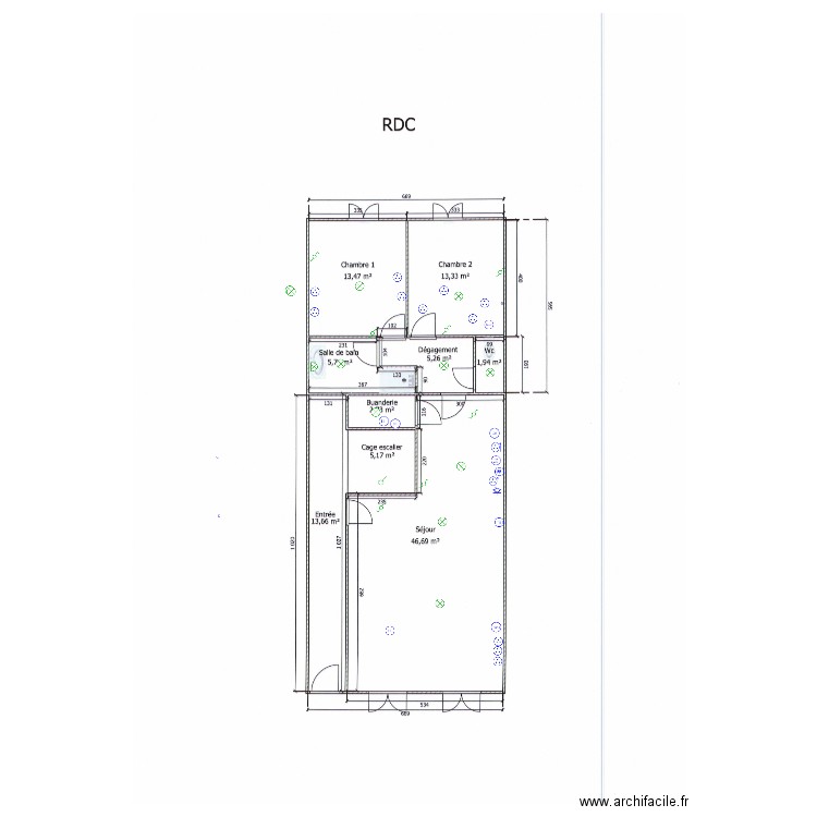 rdc - Plan dessiné par safia31