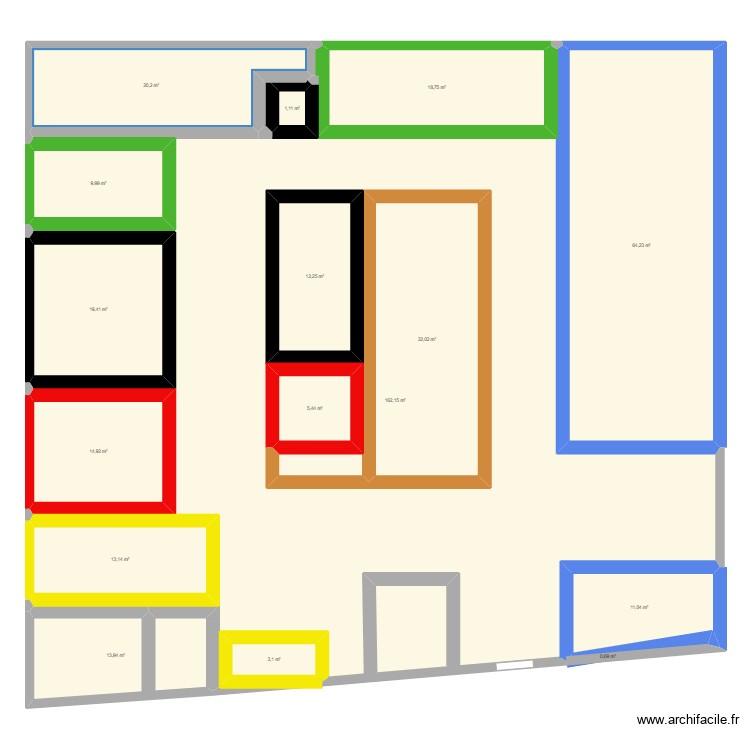 Plan Décathlon Vitrolles - Plan dessiné par Matyss