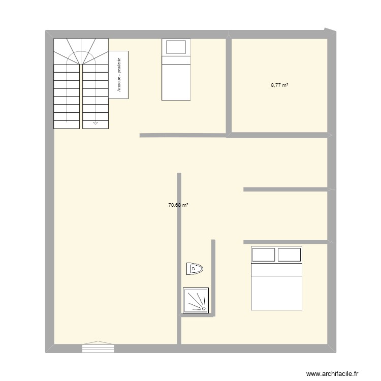 appartement - Plan dessiné par sodo