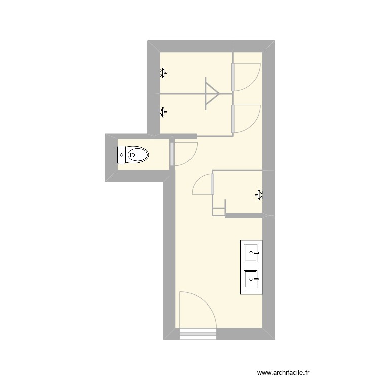 Plan – TCB Douches – Par Pascal VB ️ | ArchiFacile