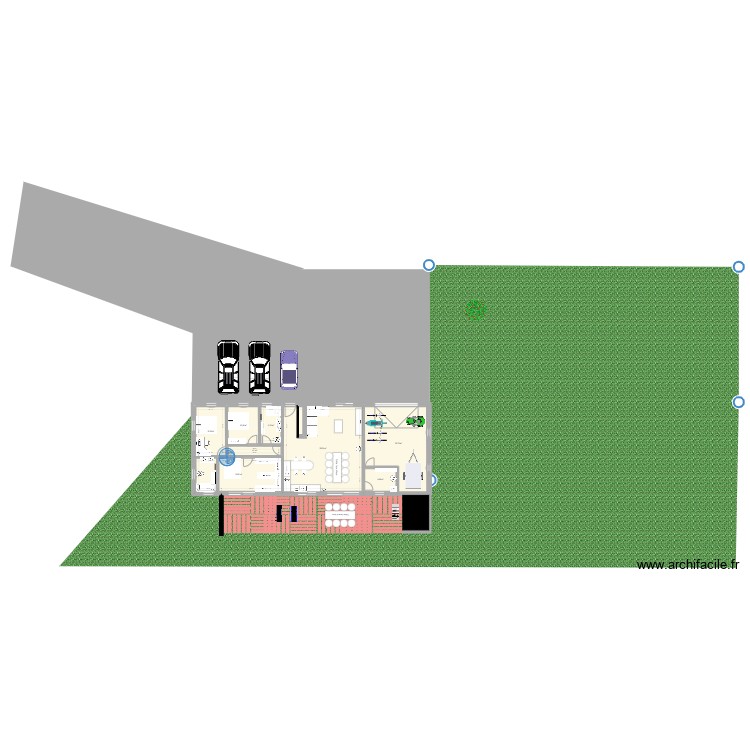 Plan – Maison rectangle – Par rorocauss ️ | ArchiFacile