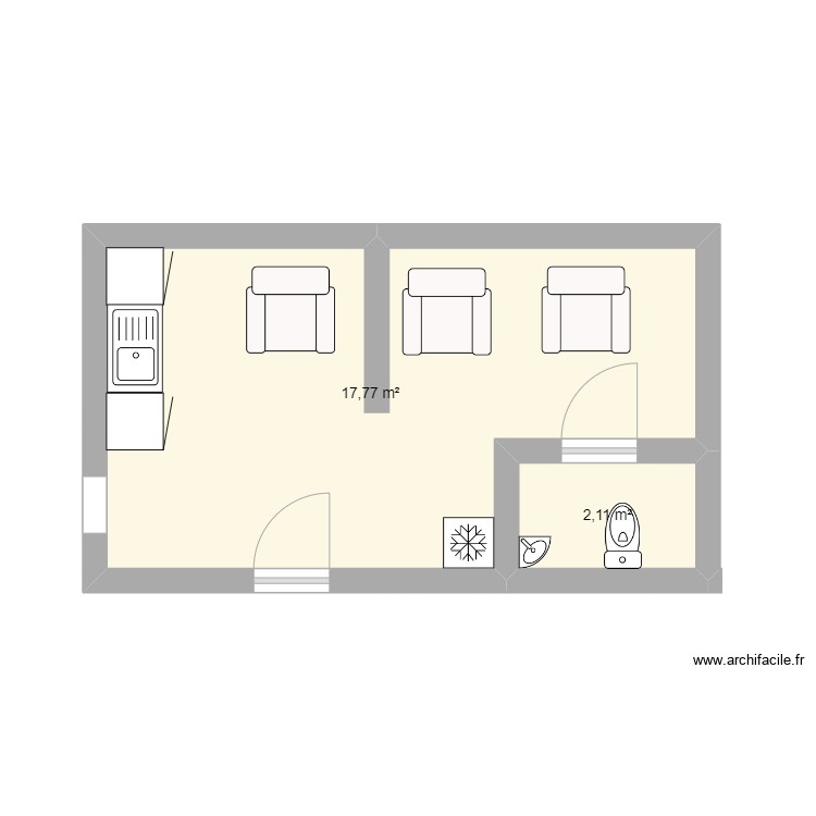Plan – Salle repos – Par julia31121989 ️ | ArchiFacile