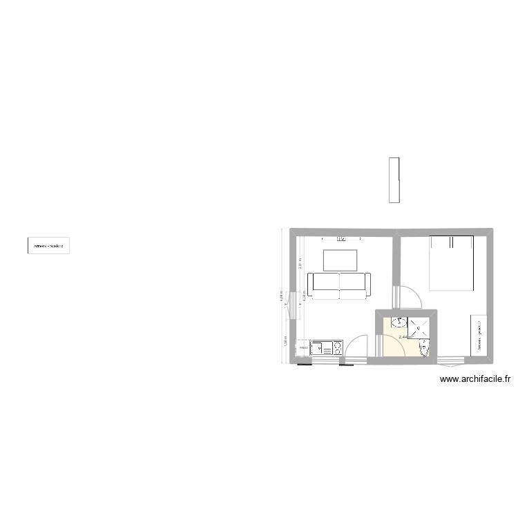 Plan – PLAN R1 – Par Dea973 ️ | ArchiFacile