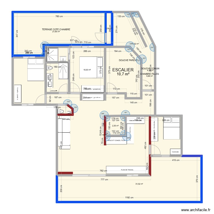 22 PINSKER 3 - Plan 13 pièces 162 m2 dessiné par rere88TT