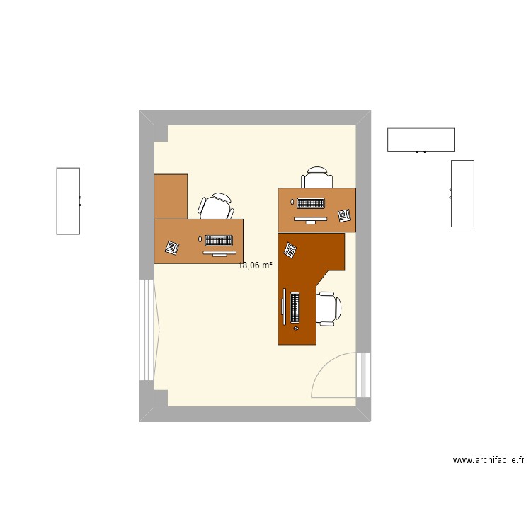 PLAN BUREAU - Plan dessiné par AUG14