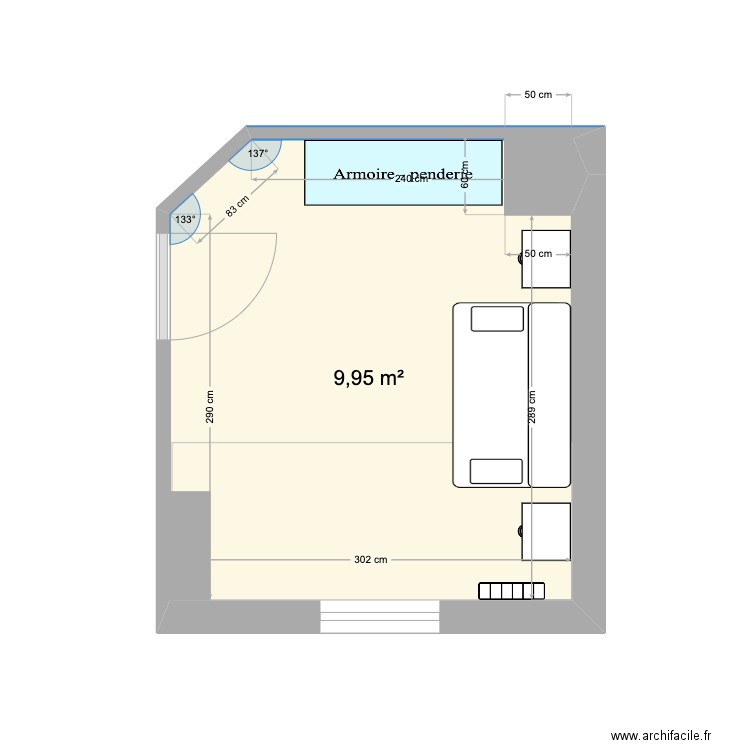 Paimpol-CH3 - Plan dessiné par REBDUB