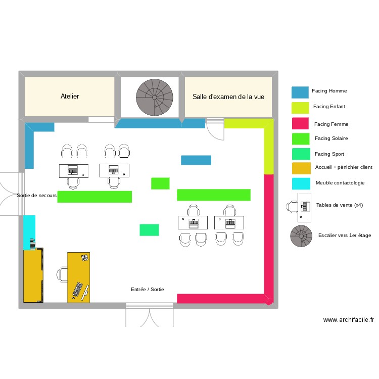 Dim mag - Plan 2 pièces 16 m2 dessiné par DimVAE