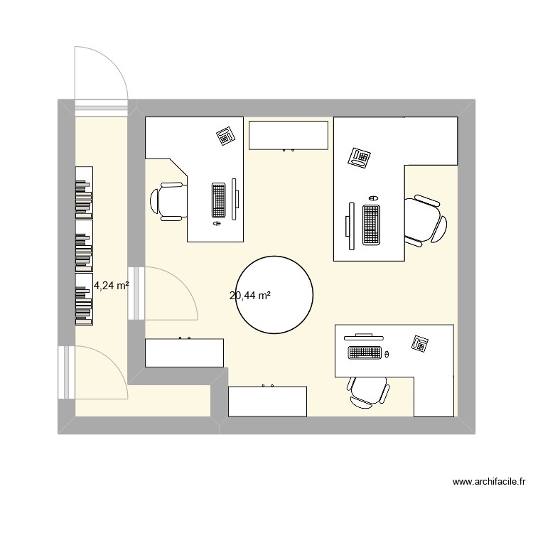 Plan – Plan bureau v2 – Par LidiaCL ️ | ArchiFacile