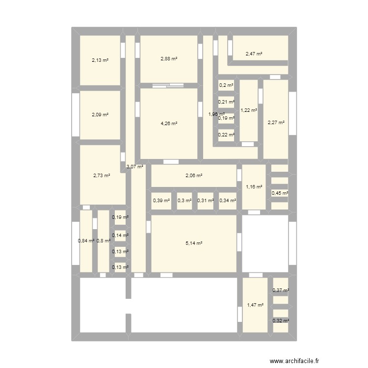 new depo model 1 - Plan 31 pièces 40 m2 dessiné par amine souikra