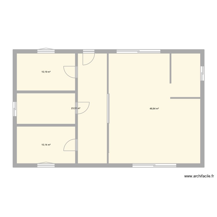 Plan 3 pièces 92 m² – maison tourville – Par La vie ️ | ArchiFacile