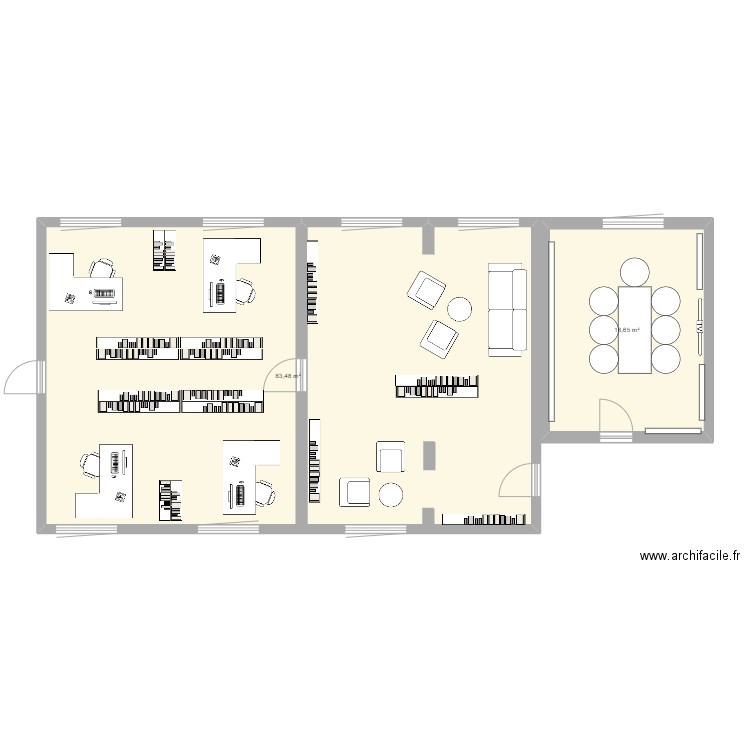 Bib Géo - Plan dessiné par laplanch