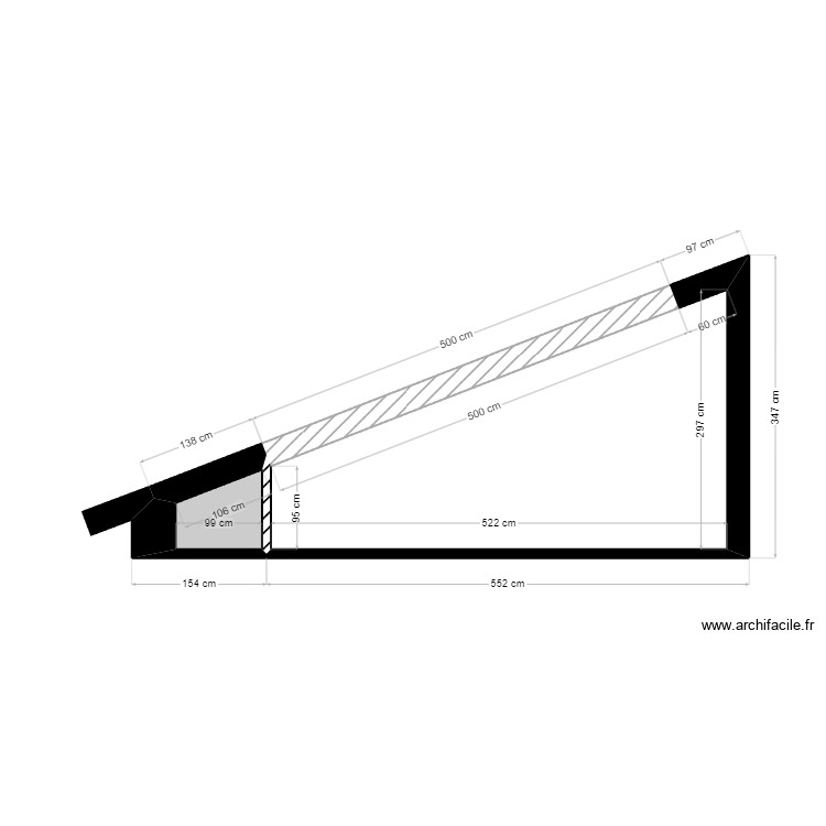 plan de coupe - Plan dessiné par Blabliblou