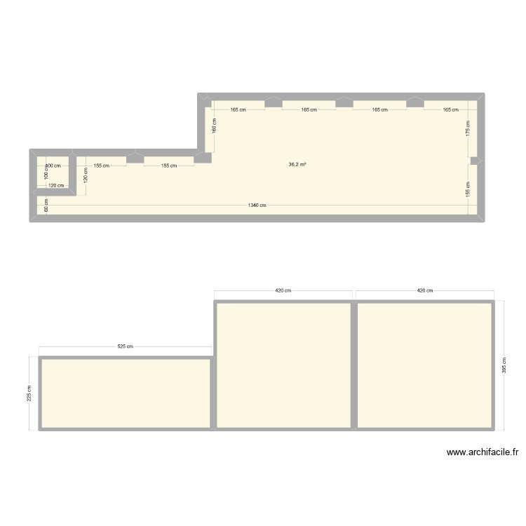 terrasse - Plan dessiné par gae13