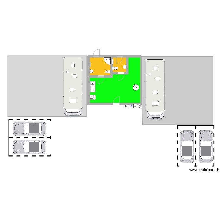 Plan TFL - Plan 4 pièces 109 m2 dessiné par fordona