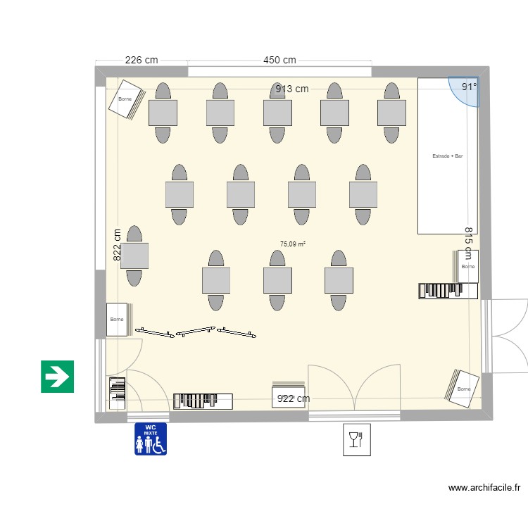 Pop-UP - Plan dessiné par ME212121
