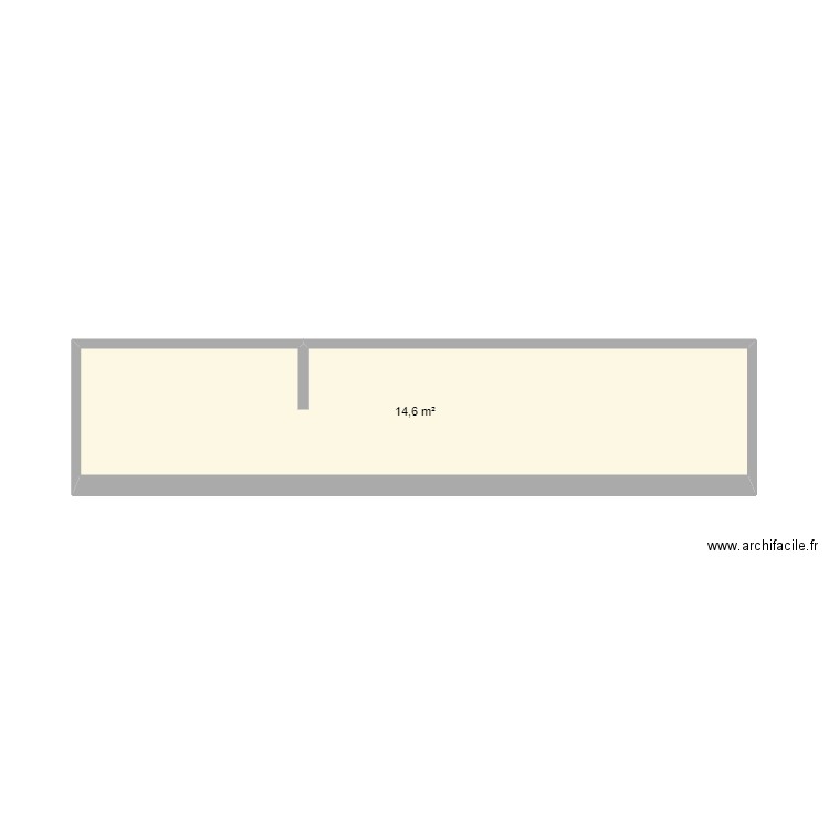 Terrasse - Plan 1 pièce 15 m2 dessiné par sauveric