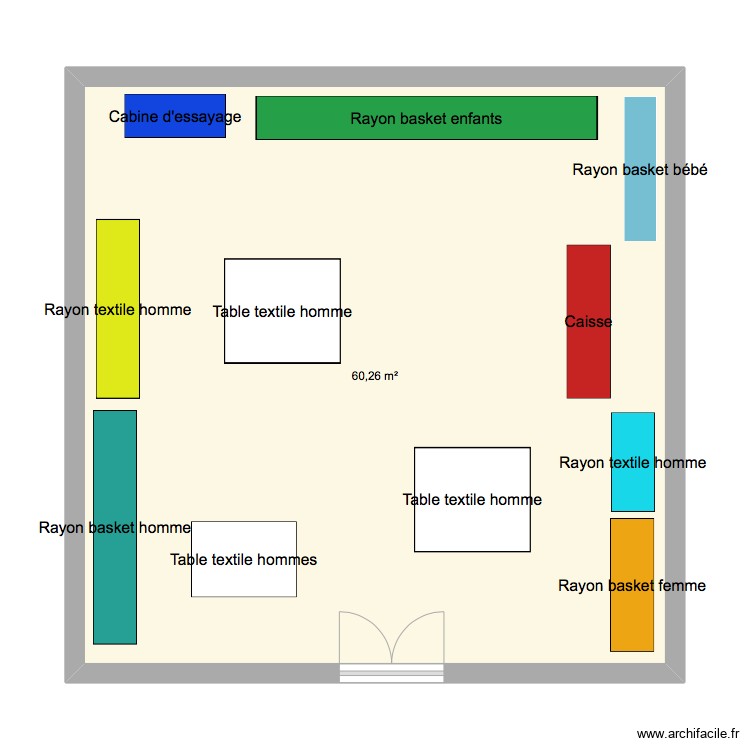 Plan – foot locker – Par shrln ️ | ArchiFacile