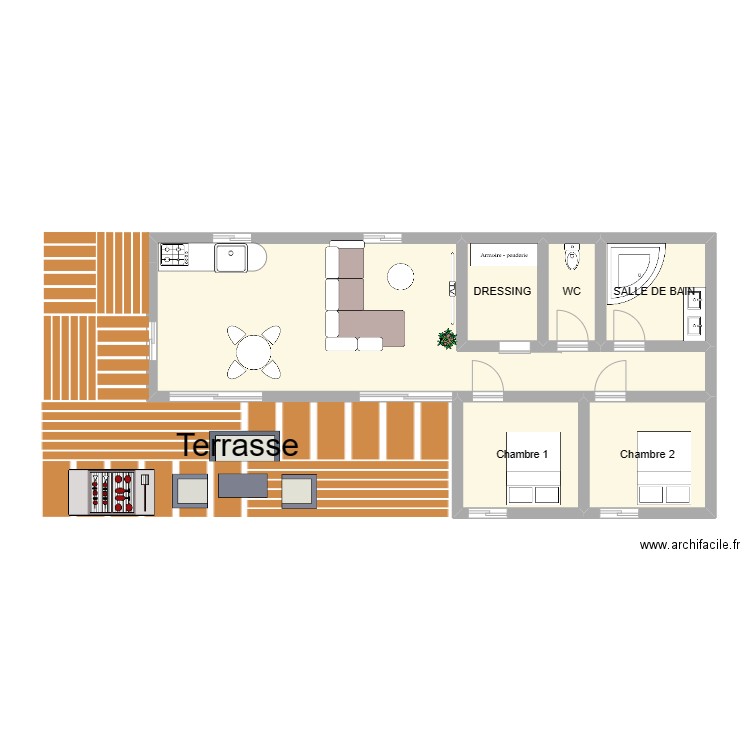 Plan – Badjah – Par PFELIE ️ | ArchiFacile