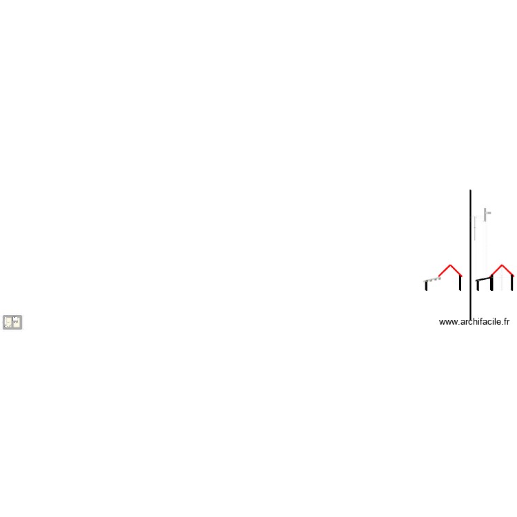 SDB TARAS - Plan 2 pièces 12 m2 dessiné par BASILE95