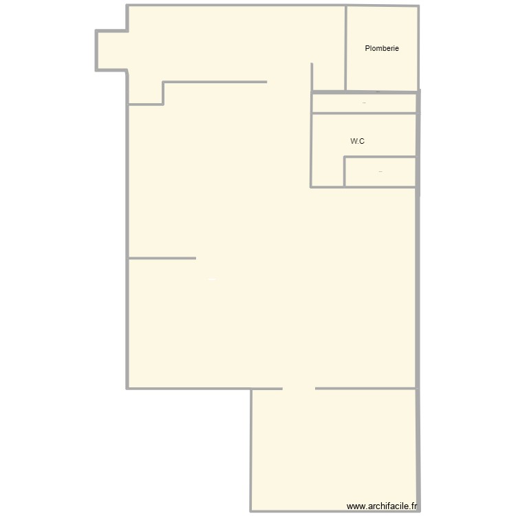 KFC - Plan 5 pièces 659 m2 dessiné par RTantine