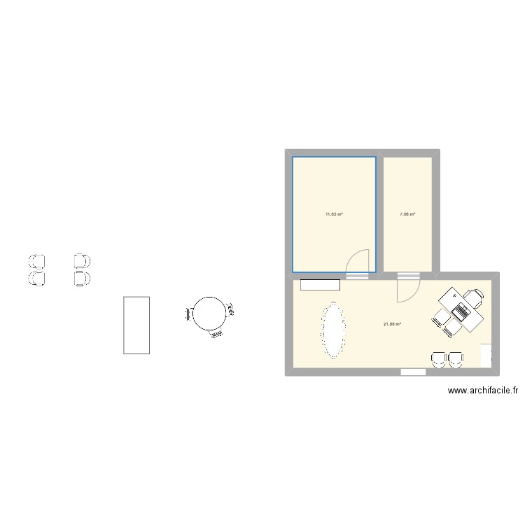 PHLB - Plan 3 pièces 41 m2 dessiné par LIMOB