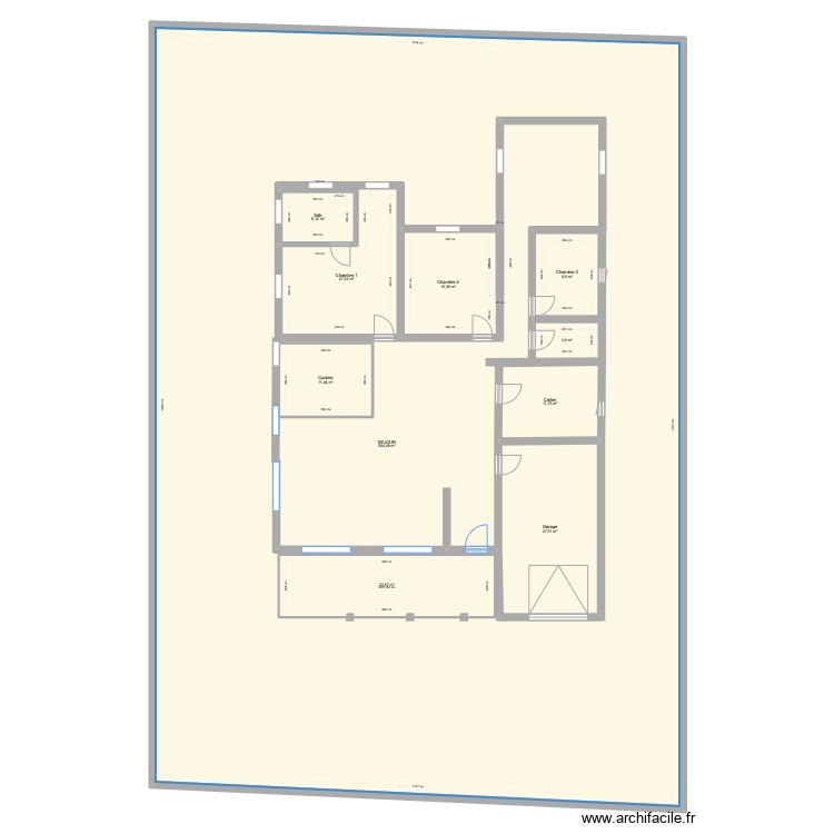 PEBOUE - Plan 10 pièces 794 m2 dessiné par Odlr