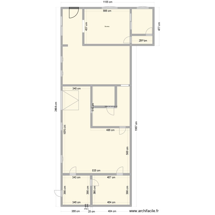 PLAN FINAL GR - Plan 8 pièces 203 m2 dessiné par Mousssab81
