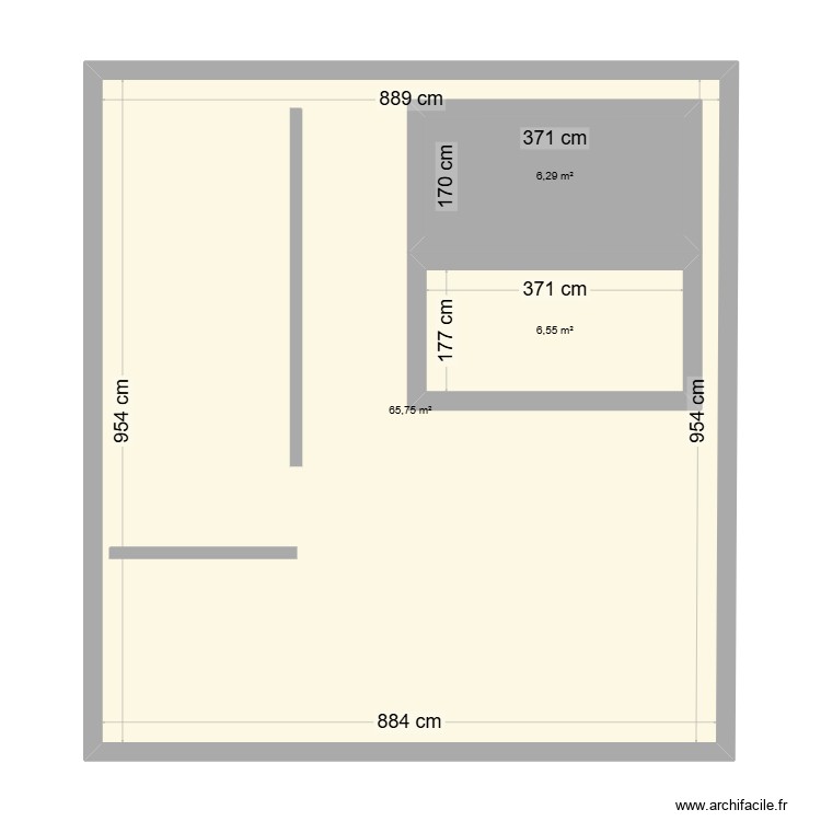 cab - Plan 3 pièces 97 m2 dessiné par sbenlahcen