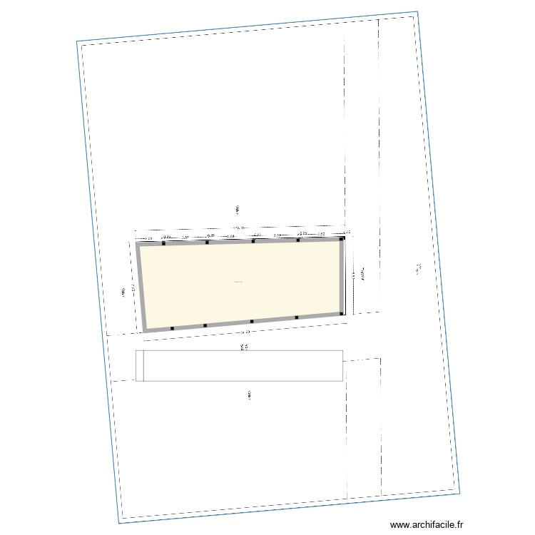 Terrain V0.2 - Plan dessiné par Dhaf